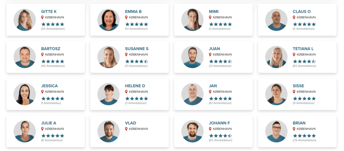 Massører i Hele Danmark | RaskRask